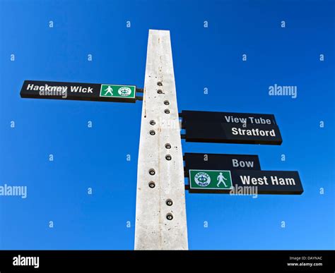 Stratford Olympic Sign Hi Res Stock Photography And Images Alamy