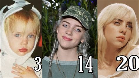 Billie Eilish Transformation From Age 1 To 20 Billie Eilish Then And