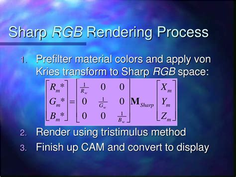 Ppt Picture Perfect Rgb Rendering Using Spectral Prefiltering And Sharp Color Primaries