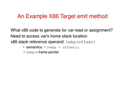 Ppt Target Code Generation Powerpoint Presentation Free Download Id3991221