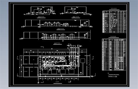 污泥脱水间工艺图autocad 14模型图纸下载 懒石网