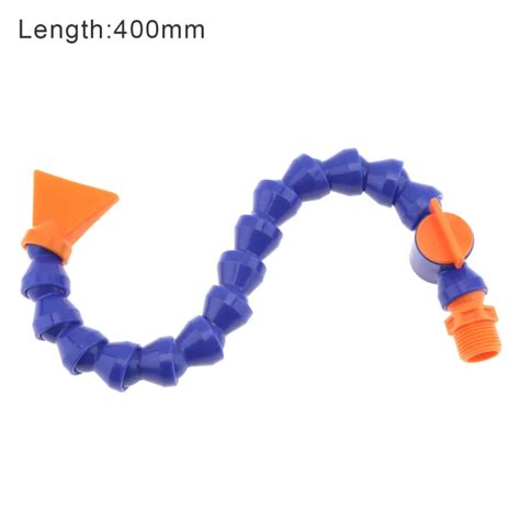 12 Thread Flexible Water Oil Coolant Pipe Hose Flat Nozzle