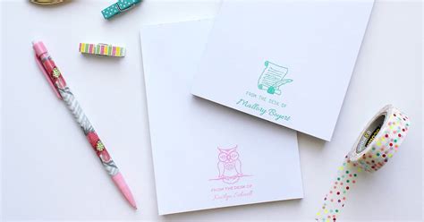 Customized DIY Notepads RubberStamps Com