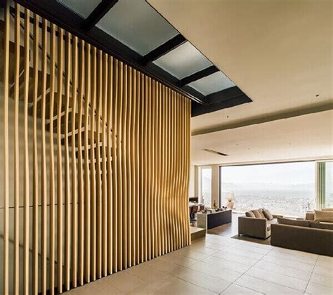 Divisória de Madeira Ideias Criativas e Modernas Room partition designs Living room