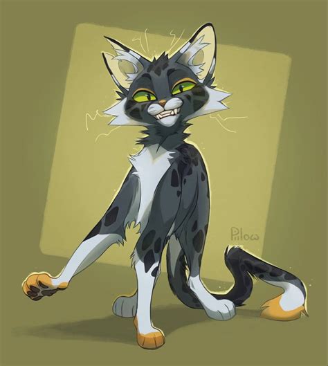 Graypillow Warrior Cat Character Design Black Warrior Cats Oc Design