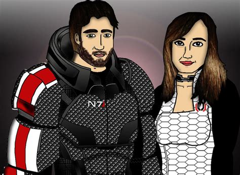 Mass Effect David And Rachel By Theclapboard55 On Deviantart