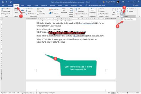 Hướng dẫn nối file Word ghép nhiều file Word thành 1 file