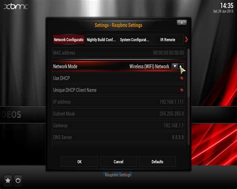 a slice of raspberry pi configuring xbmc on the raspberry pi