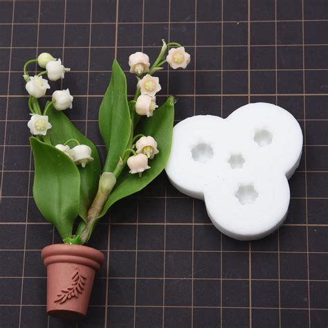 Khuôn Hoa Huệ Thung Lũng đất Sét Siêu Nhẹ Mini Khuôn Silicon Hoa Huệ Shopee Việt Nam