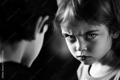 Conflict Between Siblings Captured In A Tense Moment At Home