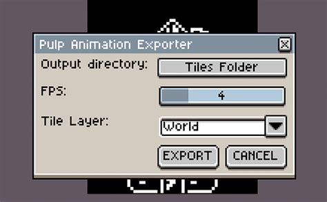 Aseprite Script Export Multi Tile Animations To Pulp Playdate