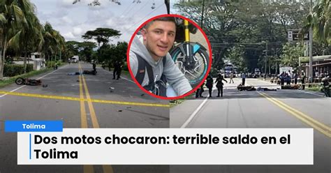 Jonathan El Joven Que Murió Tras Choque En El Tolima Una Joven De 17