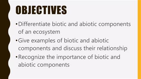 Cot Grade 7 Biotic And Abiotic Components Of Ecosystem Pptx