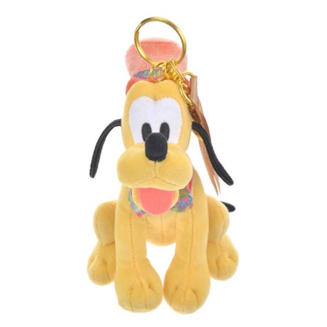 Plush Keychain Pluto Disney Flagship Tokyo 1st Anniversary Meccha Japan