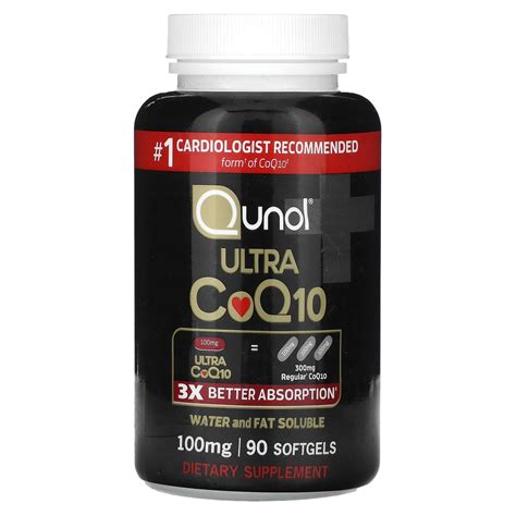 Qunol Ultra Coq10 100 Mg 90 Softgels