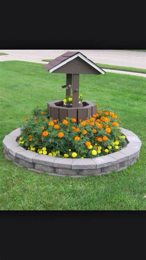 How To Landscape Around A Wishing Well 63 TopsDecor