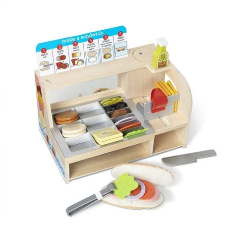 Melissa And Doug Slice And Stack Sandwich Counter Melissa And Doug Toys