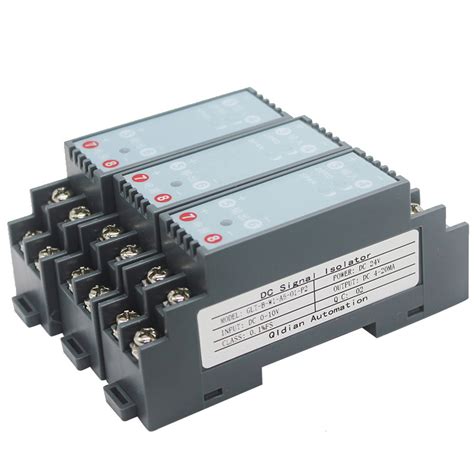 Din 35mm Rail 0 1000vdc Input Current Voltage Signal Converter 0 10v