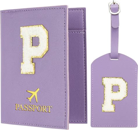 Patikil Passport Holder For Travel Initial Passport Cover