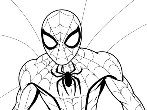 14 Desenhos Do Homem Aranha Para Colorir