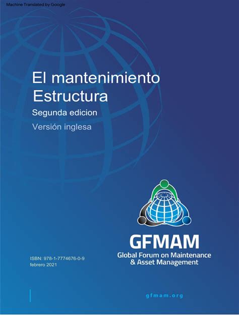 Gfmam Maintenance Framework 2nd Edition Final Pdf Ingeniería De Confiabilidad Planificación