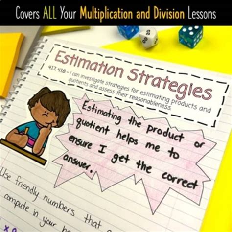 Grade 4 Math Alberta Multiplication And Division Notebook Tpt