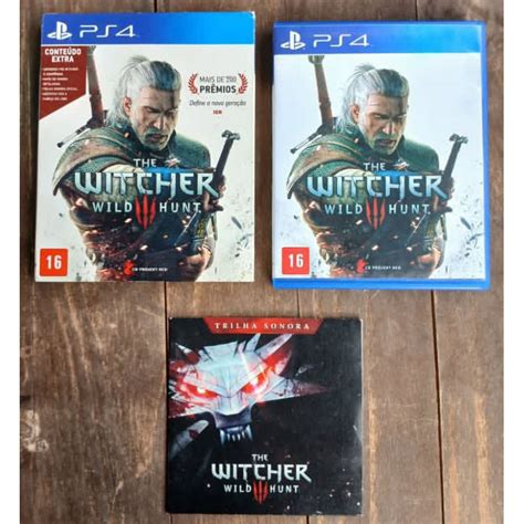 Jogo Ps4 The Witcher 3 Wild Hunt C Luva Cd Original Shopee Brasil