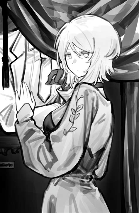 Safebooru 1girl Breasts Censored Censored Text Closed Mouth Cowboy