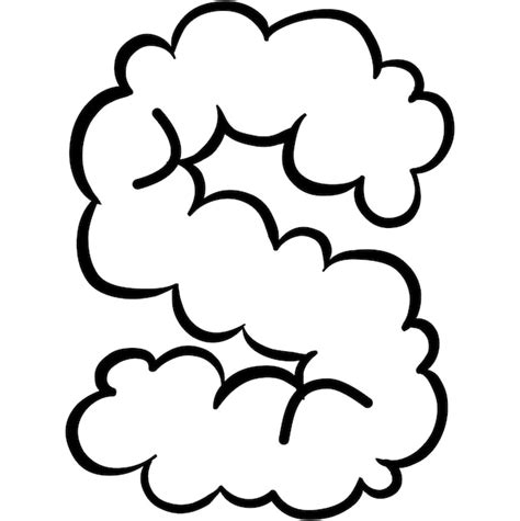 Premium Vector Vector Illustration Symbol Alphabet S Bubble Cloud Isolated On White Background