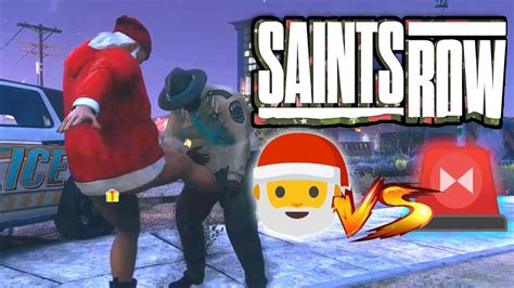 Santa Vs Cops Saints Row Youtube