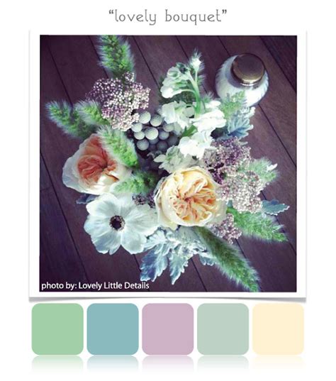 Easton Place Designs Blog Color Palette Lovely Bouquet