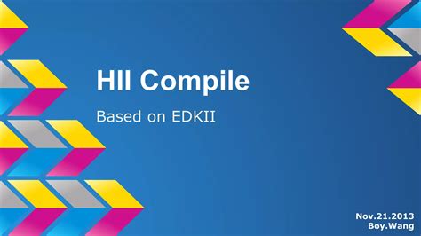 Note Edk2 Hii Compile Ppt
