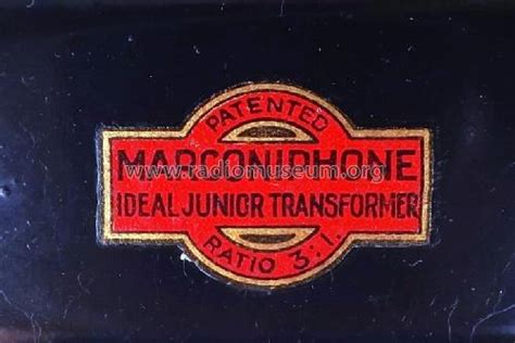 Transformer Radio Part Marconi Co Marconiphone Marconi S Wireless