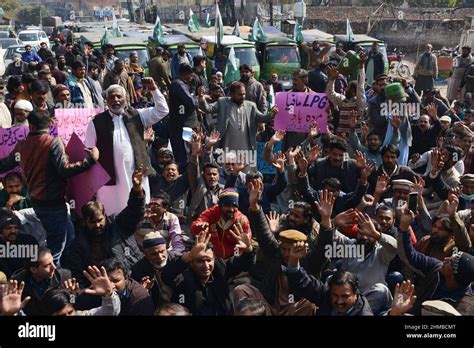 Lahore Punjab Pakistan 8th Feb 2022 Pakistani Members Of Awami