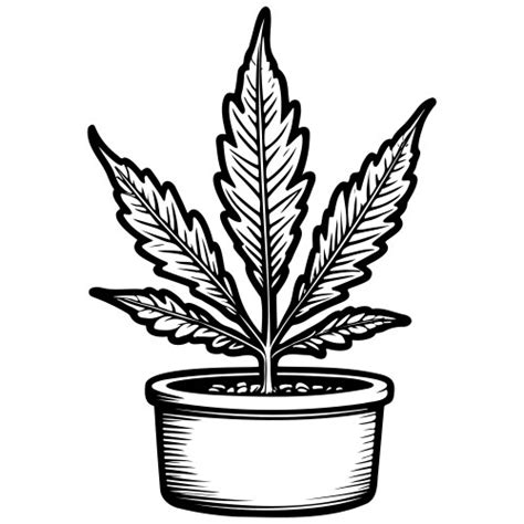 Pot Leaf Cartoon Vector Images Over 23 000