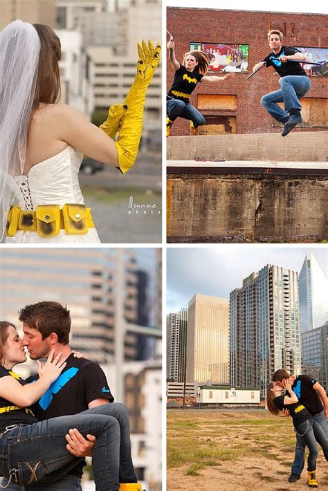 Scenes From A Batgirl And Nightwing Themed Wedding Nightwing Batgirl