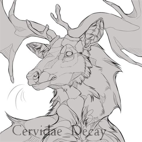 Deer Furry Etsy