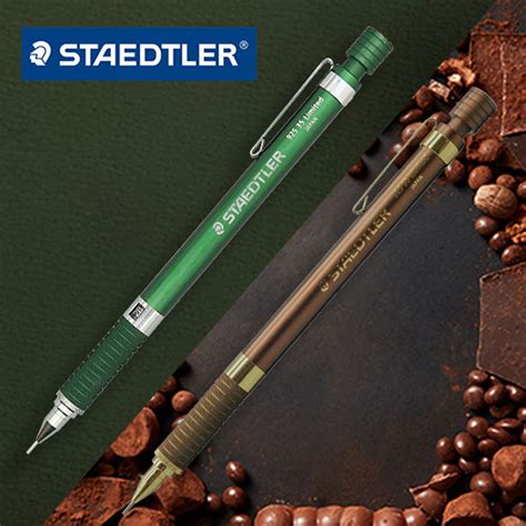 스테들러 [무료각인] 스테들러 925 35 샤프 0 5mm 그린 브라운 일본샤프 제도 샤프 샤프 위시버킷