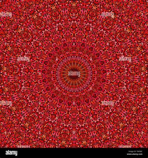 Botanical Kaleidoscope Mandala Wallpaper Vector Background Illustration Stock Vector Image