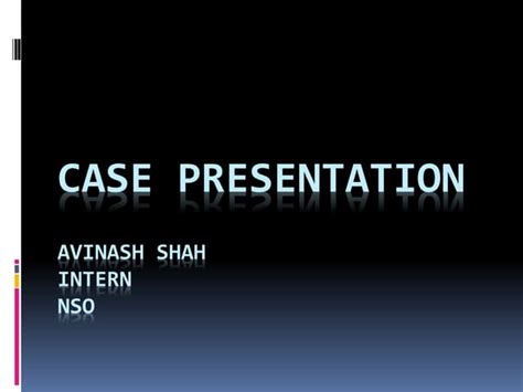 Low Vision Case Presentation Pptx