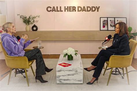 Kamala Harris Call Her Daddy Alex Cooper Didnt Ask Her About Sex