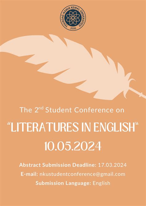 The 2nd Conference On Literatures In English Fırat Üniversitesi