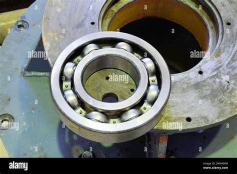 Friction Bearing Detail Of An Asynchronous Electric Motor Repair Of