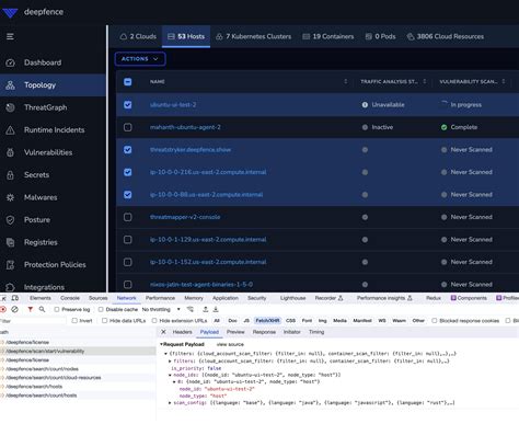ui topology host selection · issue 1755 · deepfence threatmapper · github