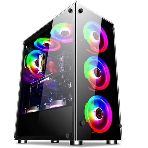 Glass Table Computer Case Lian Li Pc Case Doubles As A Desk