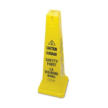 Safety Cone Caution Safety First Allstate Restaurant Supply