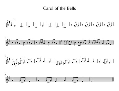 White Christmas Violin Sheet Music