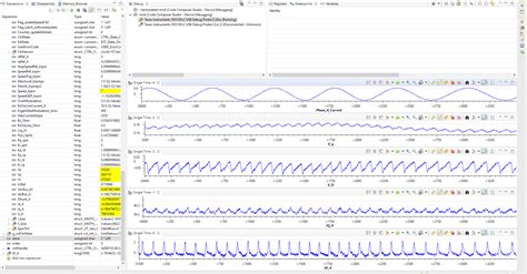 Tms320f28069m Instaspin Foc Vd And Id Showing 6 Cycles Per Electrical