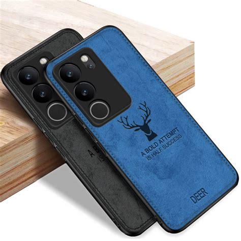 Vantime For Vivo V29 5g Case Fabric Texture Patterned Matte Shockproof
