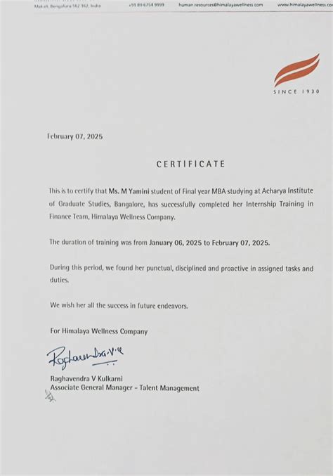 Financeinternship Learningandgrowth Himalayawellness Finance M
